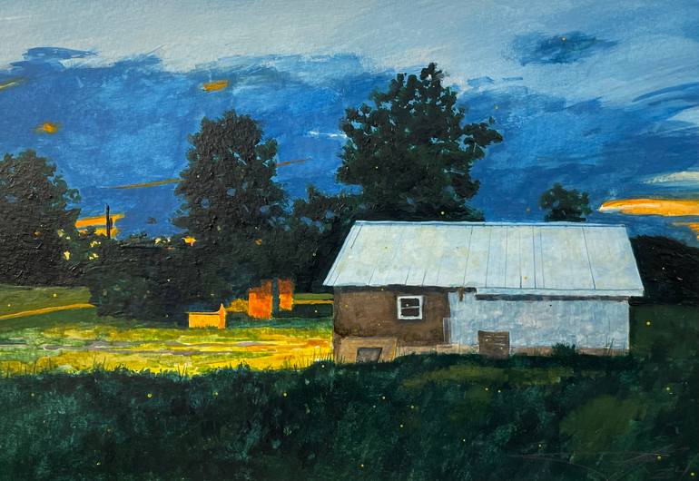 Fireflies Painting by Frank Illo | Saatchi Art