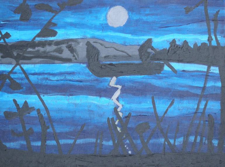 Fishermen Painting by Jon Gjerde | Saatchi Art