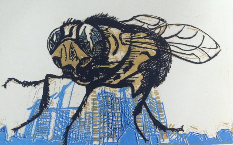 Color Fly Drawing by Nikolai Dimitrov | Saatchi Art