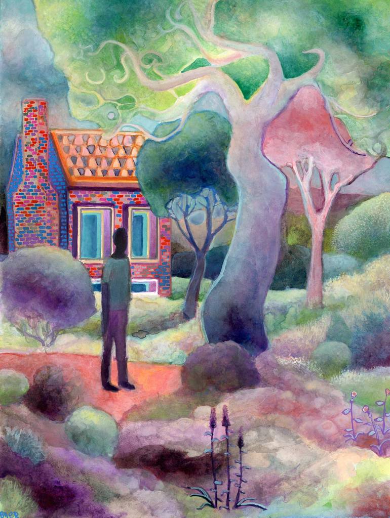 Where the Old House Once Stood Painting by Josh Byer | Saatchi Art