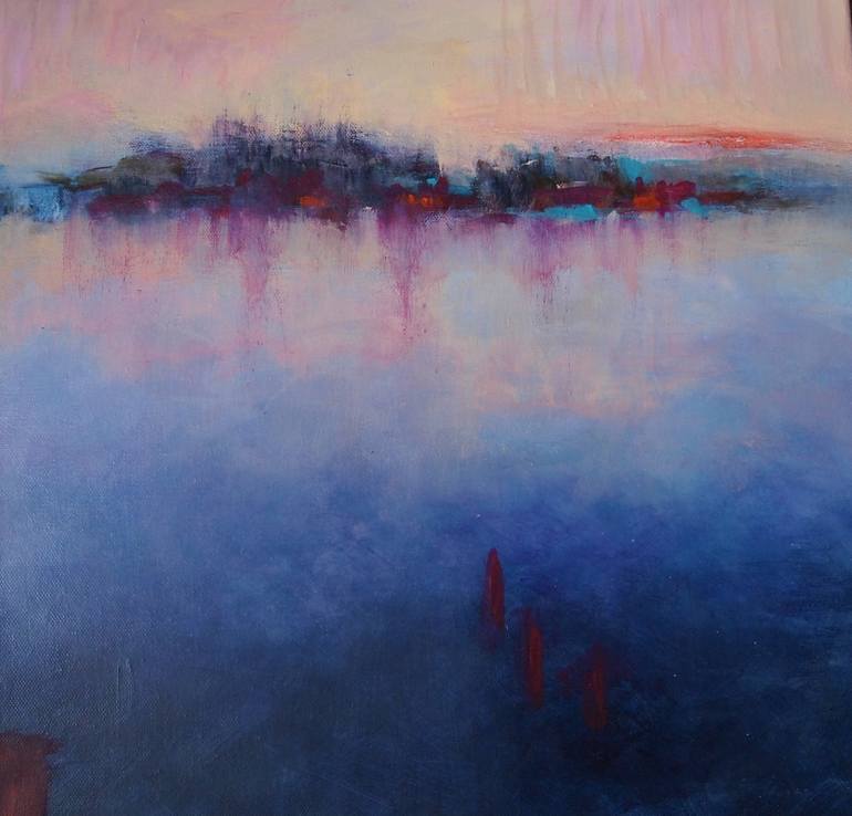 'Divided Mist' Painting by Catherine Taylor Parry | Saatchi Art