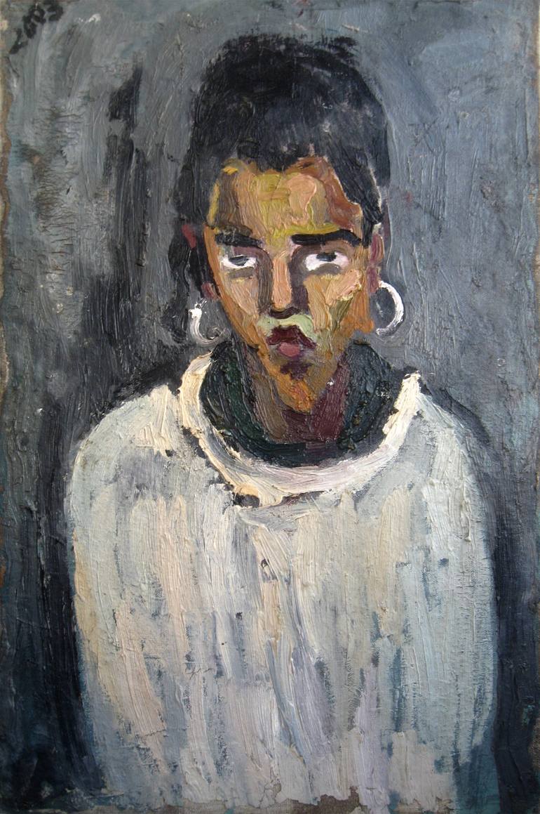 Portrait 1 Painting by Nadejda khan | Saatchi Art