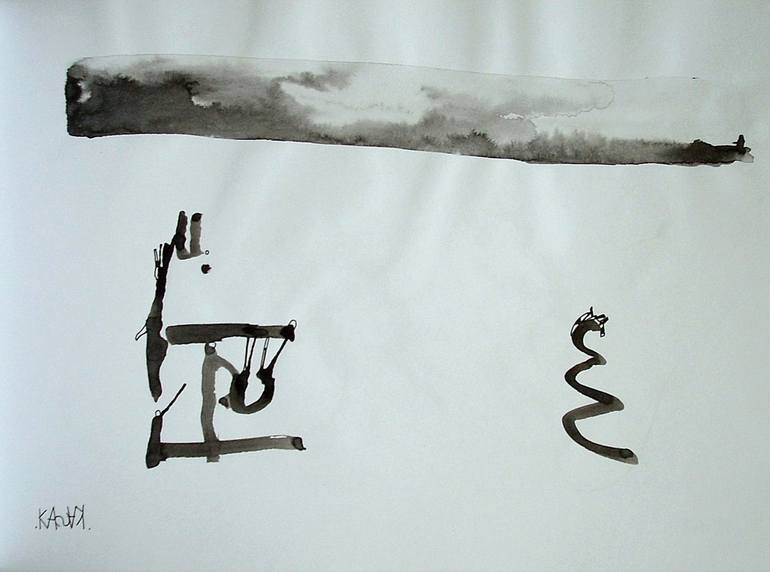 разделыватель / butcher Drawing by dmitry kazakov | Saatchi Art