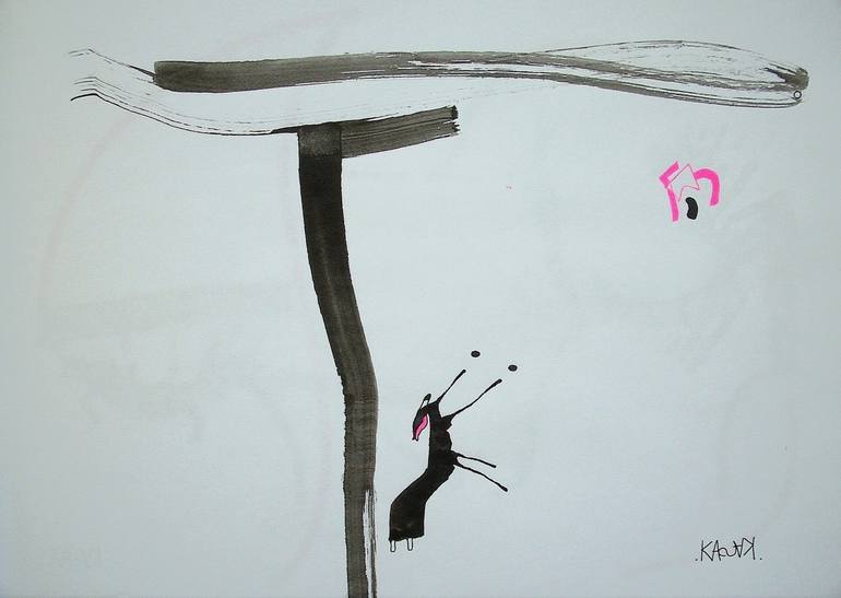 позднее раскаяние / later remorse Drawing by dmitry kazakov | Saatchi Art