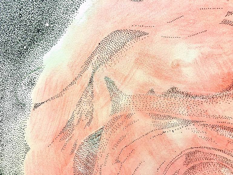 Space Rose Drawing by Gabor Breznay | Saatchi Art