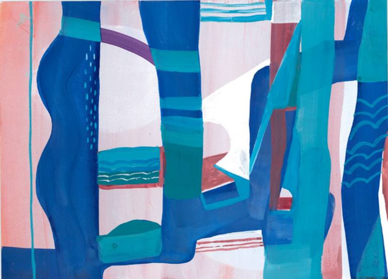 Bathers Drawing by CarolAnn Wachter | Saatchi Art