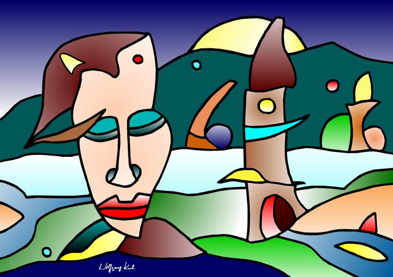 My Inner World Drawing by Wolfgang Karl | Saatchi Art