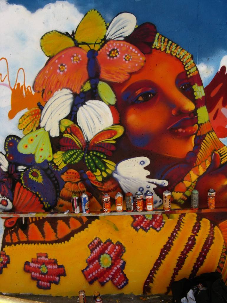 Pachamama Painting by Gigi Turronas Crew | Saatchi Art