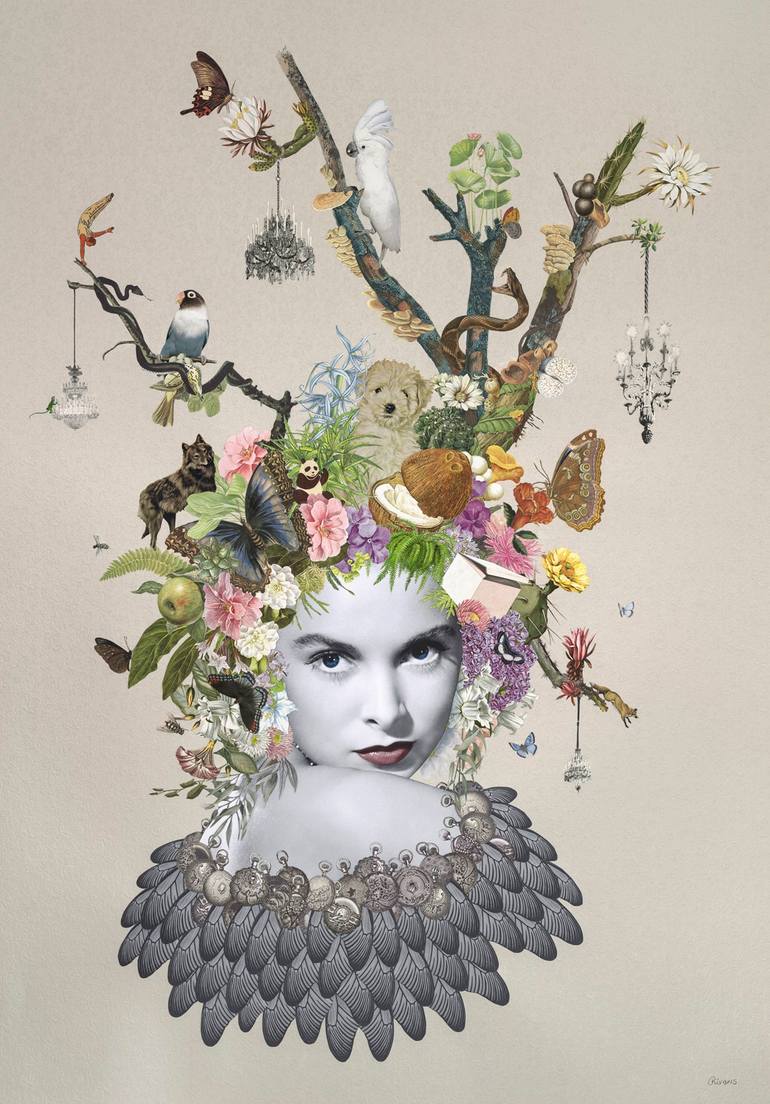 Eugenie Collage by Maria Rivans | Saatchi Art
