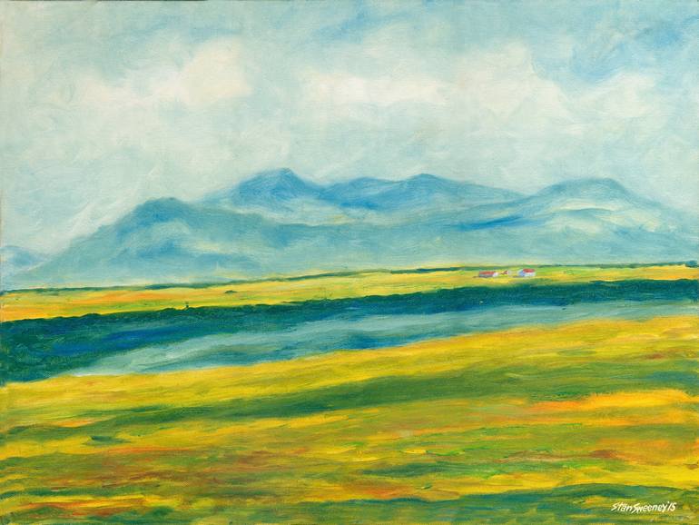Tapestry Iceland Painting by Stan Sweeney | Saatchi Art