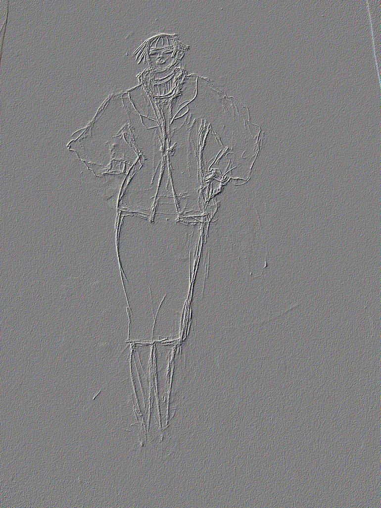 fasihon Drawing by Tulay Cakir | Saatchi Art