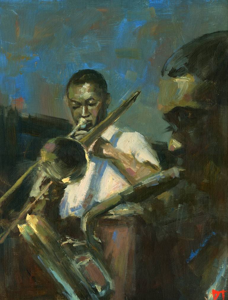 Push and Pull Painting by Darren Thompson | Saatchi Art