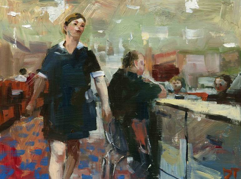 Making the Rounds Painting by Darren Thompson | Saatchi Art