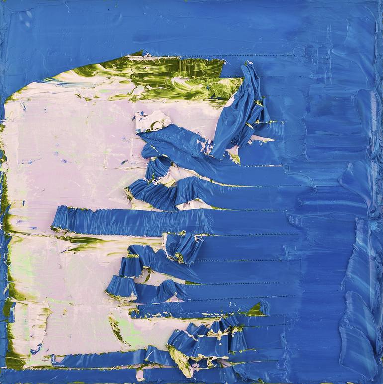 Crippled Blue Painting by Caitlin Albritton | Saatchi Art