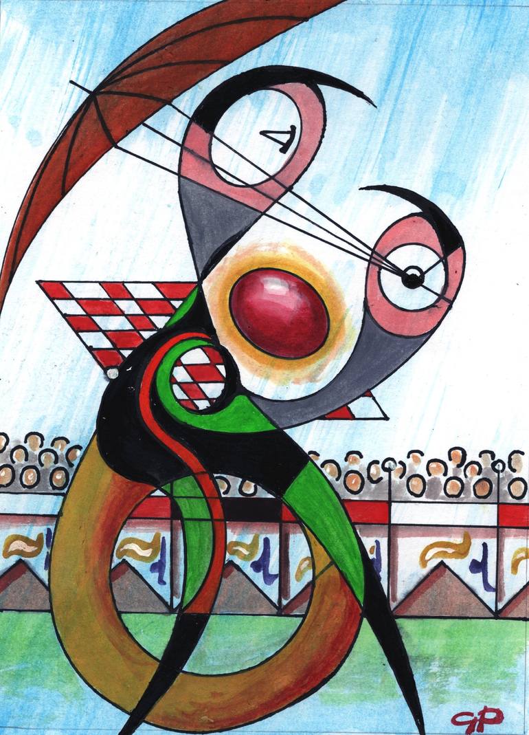 THE SHOWMAN Painting by Graham Pope | Saatchi Art