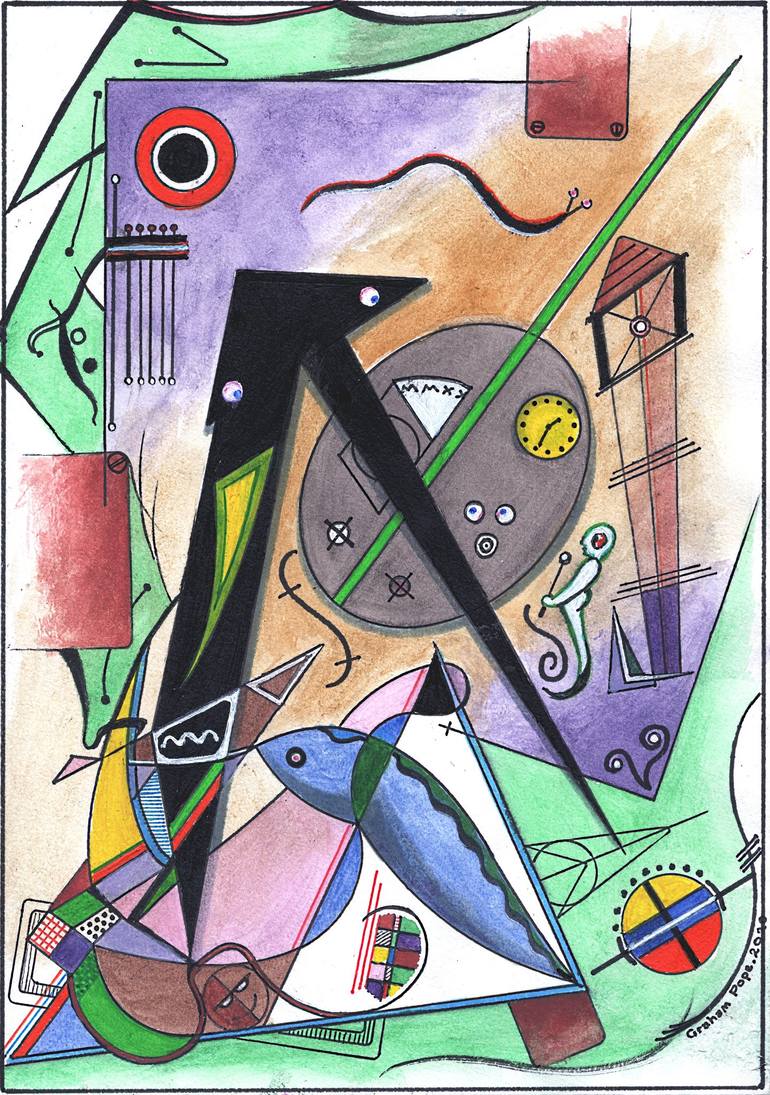 CONSTRUCTION XVIII Painting by Graham Pope | Saatchi Art