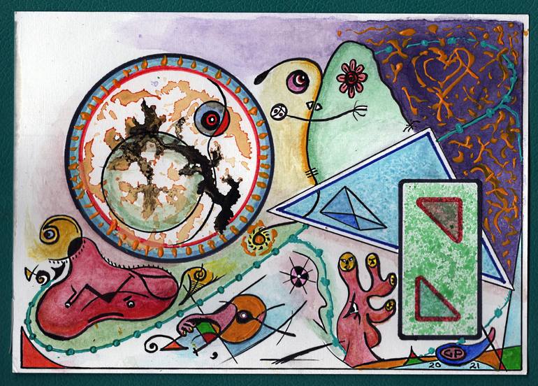 A Love Letter To Planet Earth Painting by Graham Pope | Saatchi Art