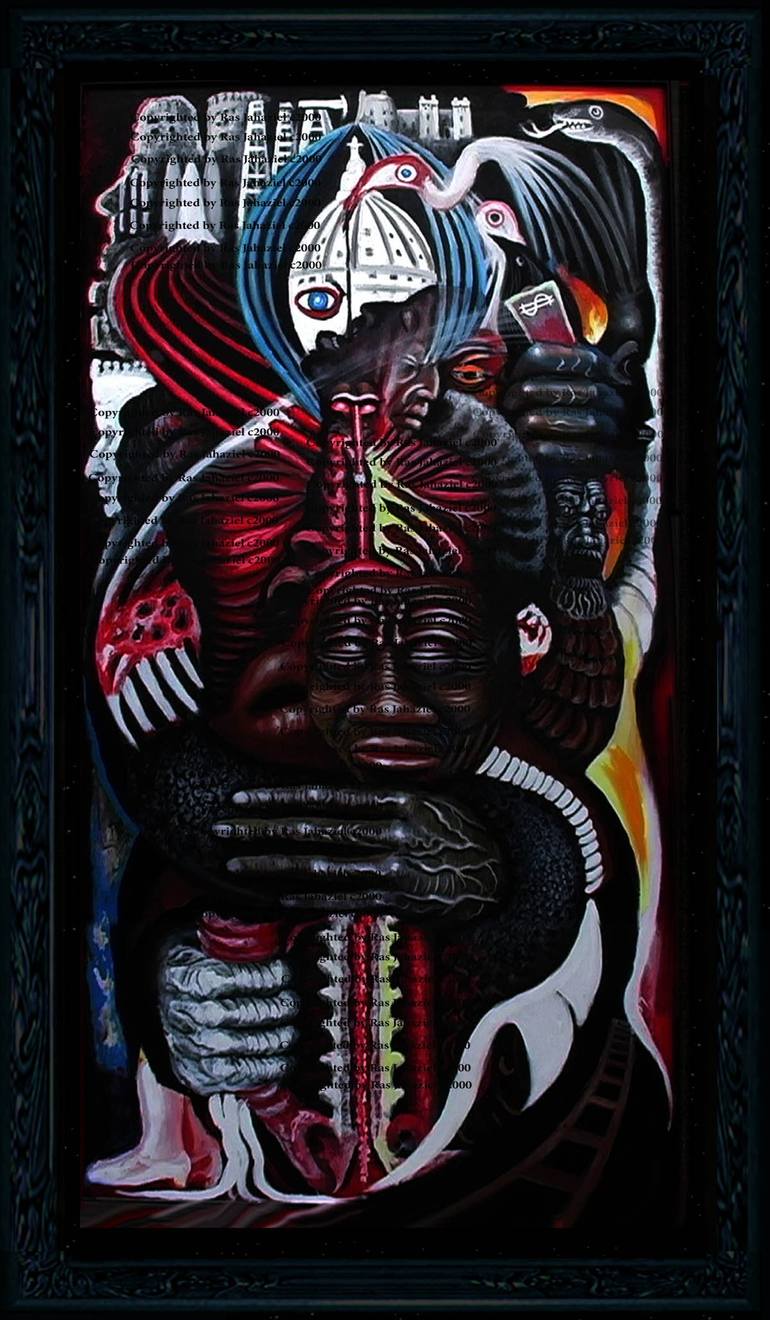 CORNERSTONE 2 Painting by Ras Jahaziel Tafari | Saatchi Art