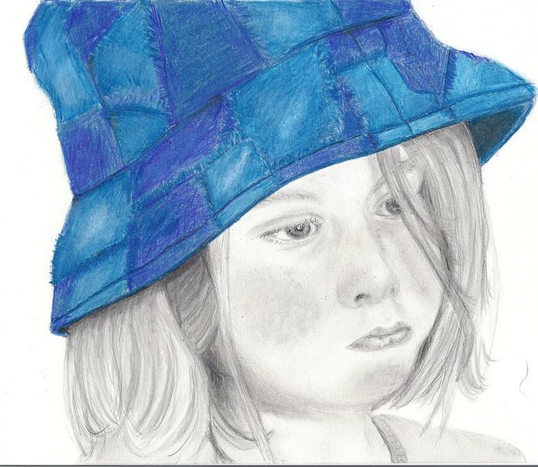 Blue Drawing by Jo Scott | Saatchi Art