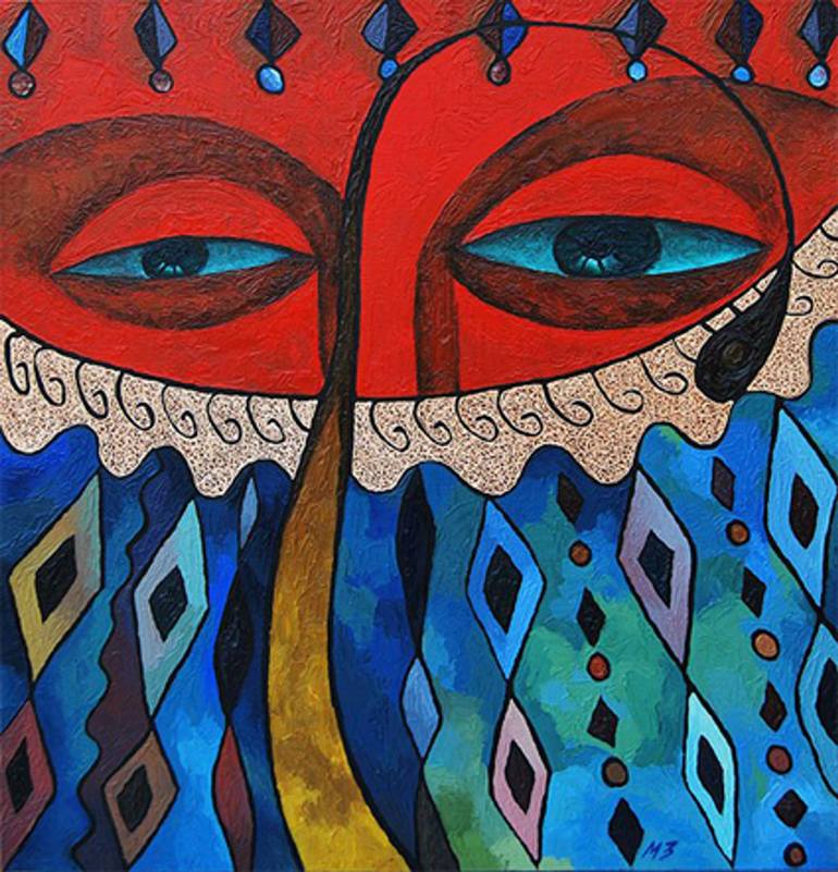 Prohibition, taboo Painting by Mikhail Zinchenko | Saatchi Art
