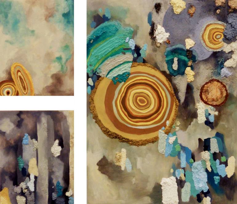 The Corner of a Circle (Triptych) Painting by Miranda Williamson ...