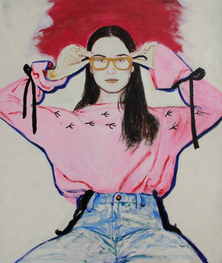 NASTASSIA HOBKINA Painting by Tuncay Deniz | Saatchi Art