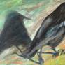 crow Painting by Frank Zijlstra | Saatchi Art