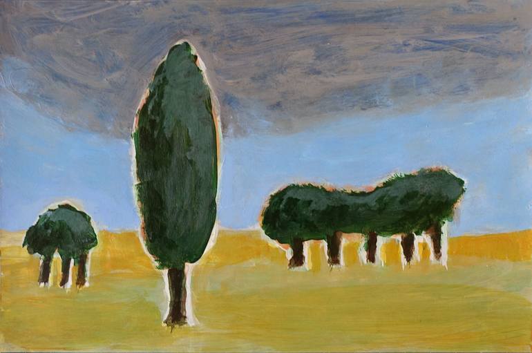 Mimicry trees Painting by frank zijlstra | Saatchi Art