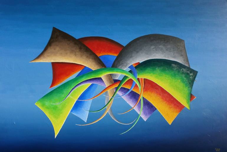 The Other Way Painting by Kim Herholdt Groth | Saatchi Art