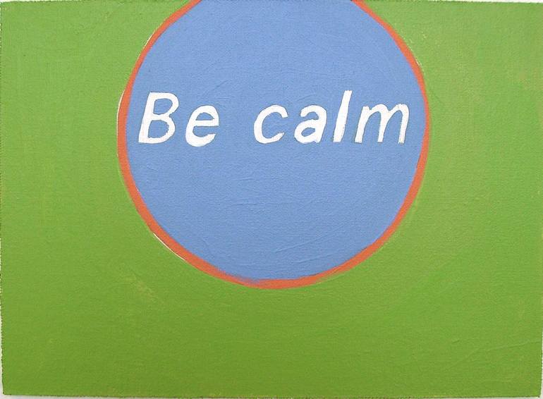 Be Calm (from Be series) SOLD Painting by Marisa Torres | Saatchi Art