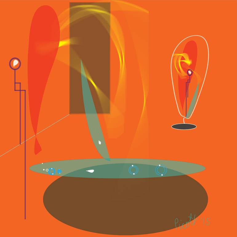 Elixir of Fire Painting by Rupert Picott | Saatchi Art