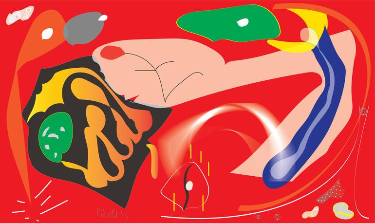 Death of a kiss Painting by Rupert Picott | Saatchi Art