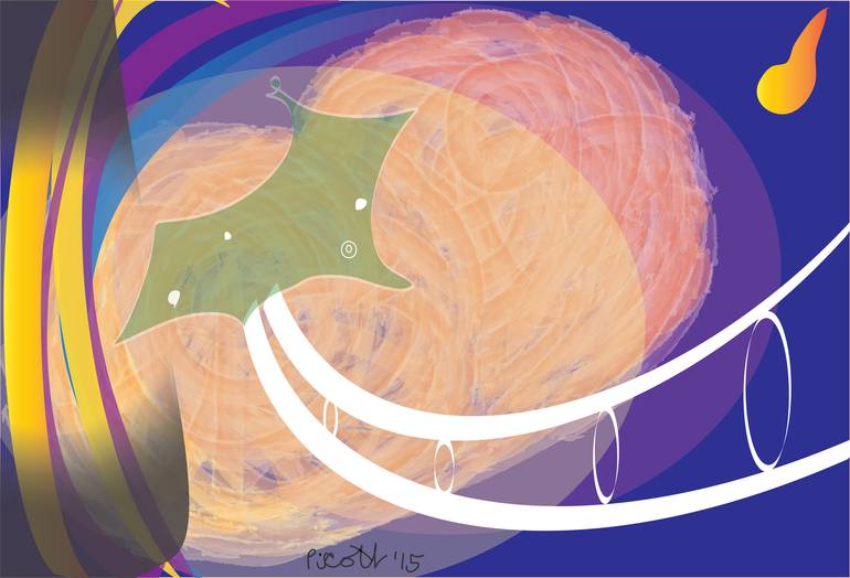 Subterranean sea bridge Painting by Rupert Picott | Saatchi Art