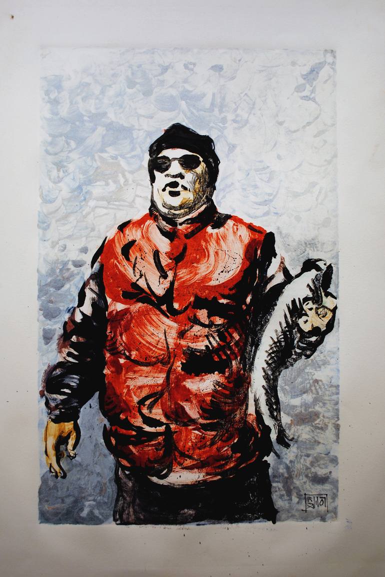 big fish Printmaking by Gregory Radionov | Saatchi Art