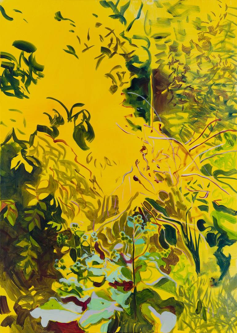 Burdock, from the Bend series (Uchanie) Painting by Grażyna Smalej ...