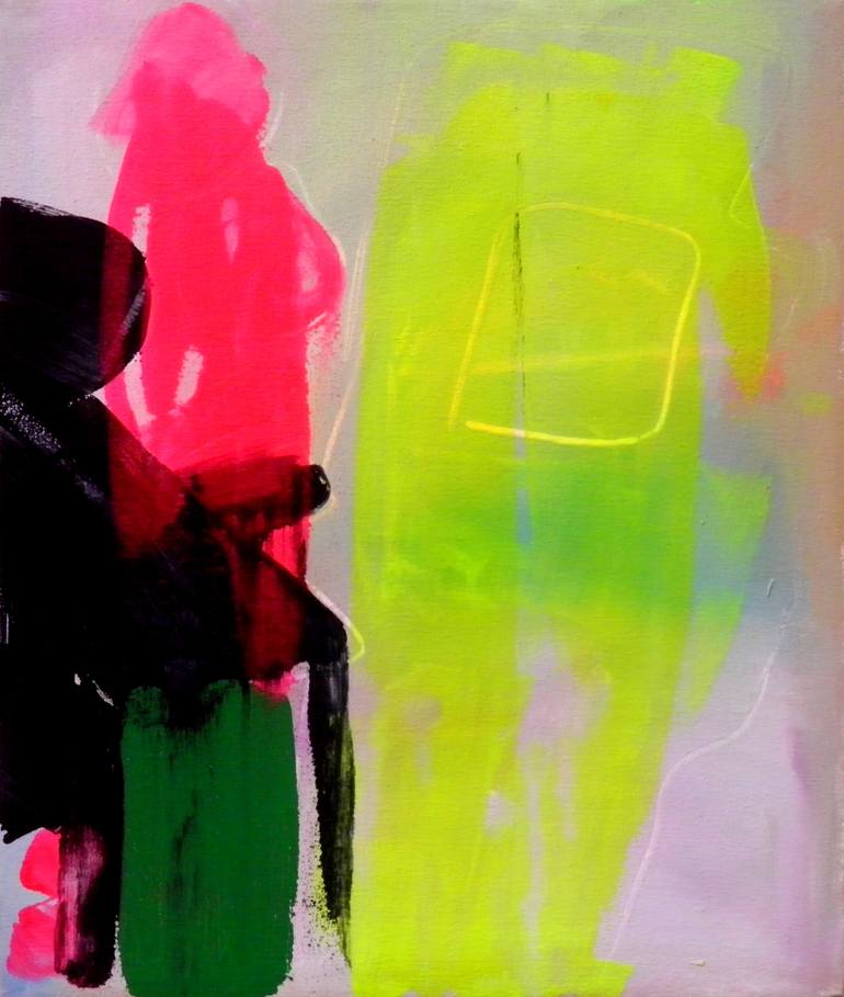 Three Figures Painting by Cathe Hendrick | Saatchi Art