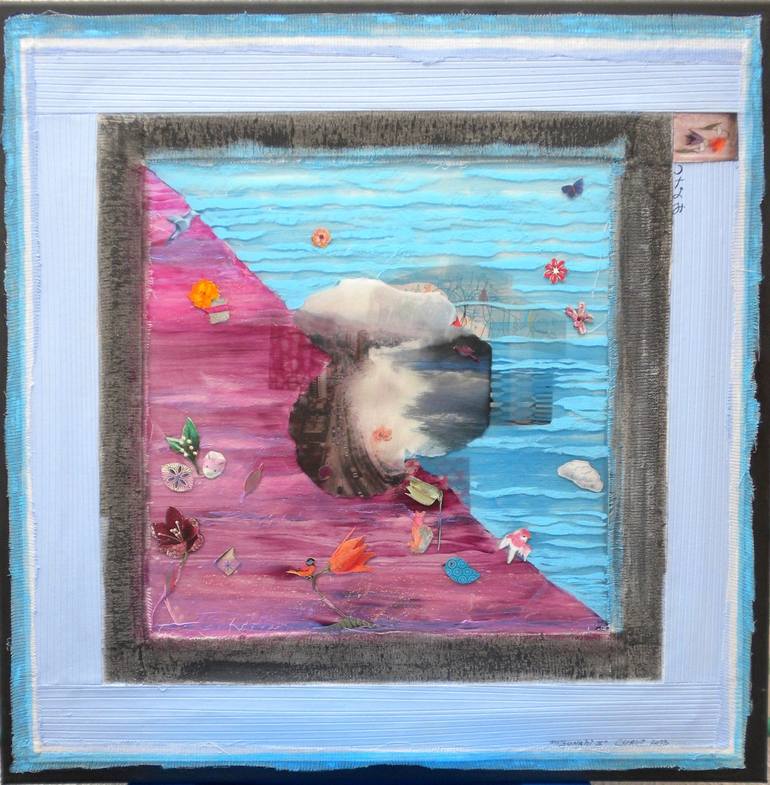Tsunami I Collage by Chavi Chavi | Saatchi Art