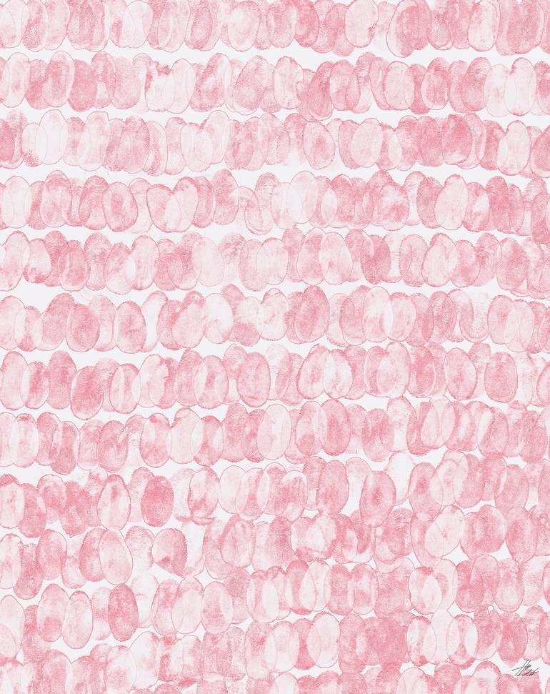 Pink Zen Fingerprints Feelings Painting by Eyal Gamili Holtzeker ...