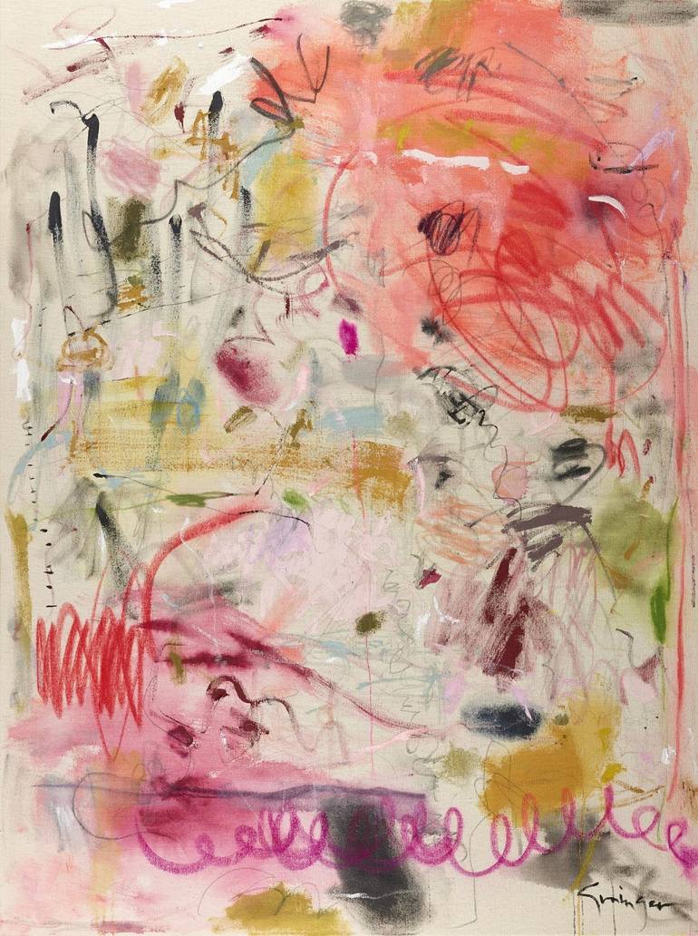 Ruby Painting by Lesley Grainger | Saatchi Art