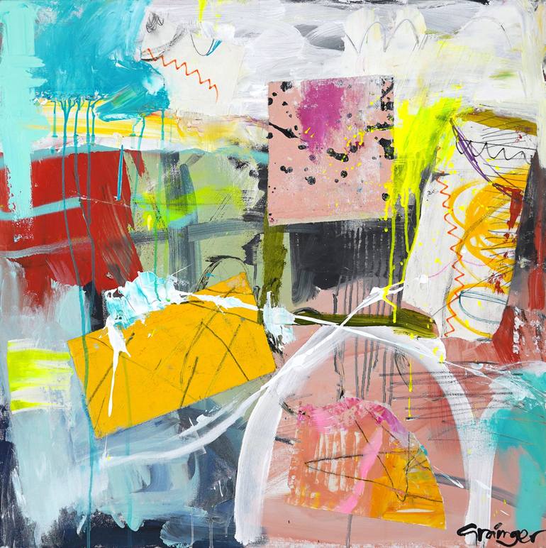 Rainbows Are Everywhere Painting by Lesley Grainger | Saatchi Art