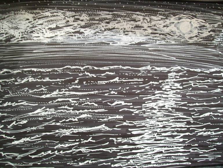 Black Sea Drawing by Mike Smith | Saatchi Art
