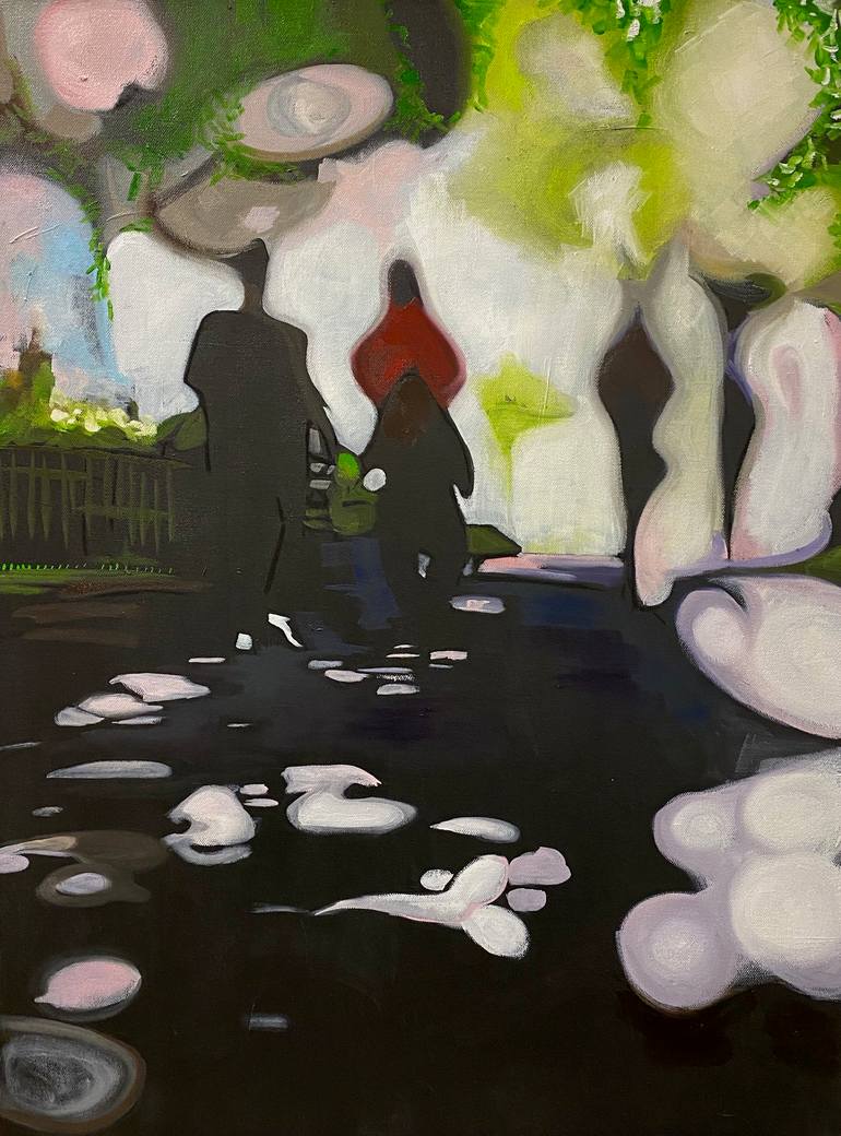 Out Together Painting by Angela Edwards | Saatchi Art