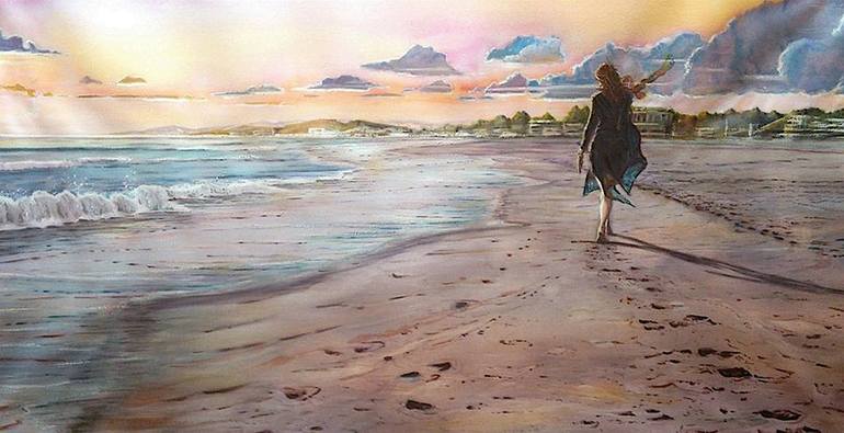 PLAYAS 14 Painting by Oscar Alvarez | Saatchi Art