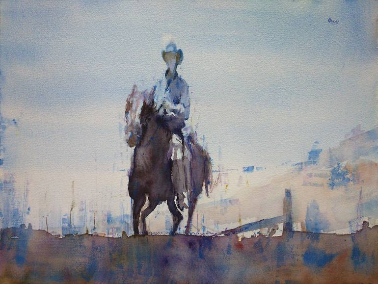 Vaquero 64 Painting by OSCAR ALVAREZ | Saatchi Art