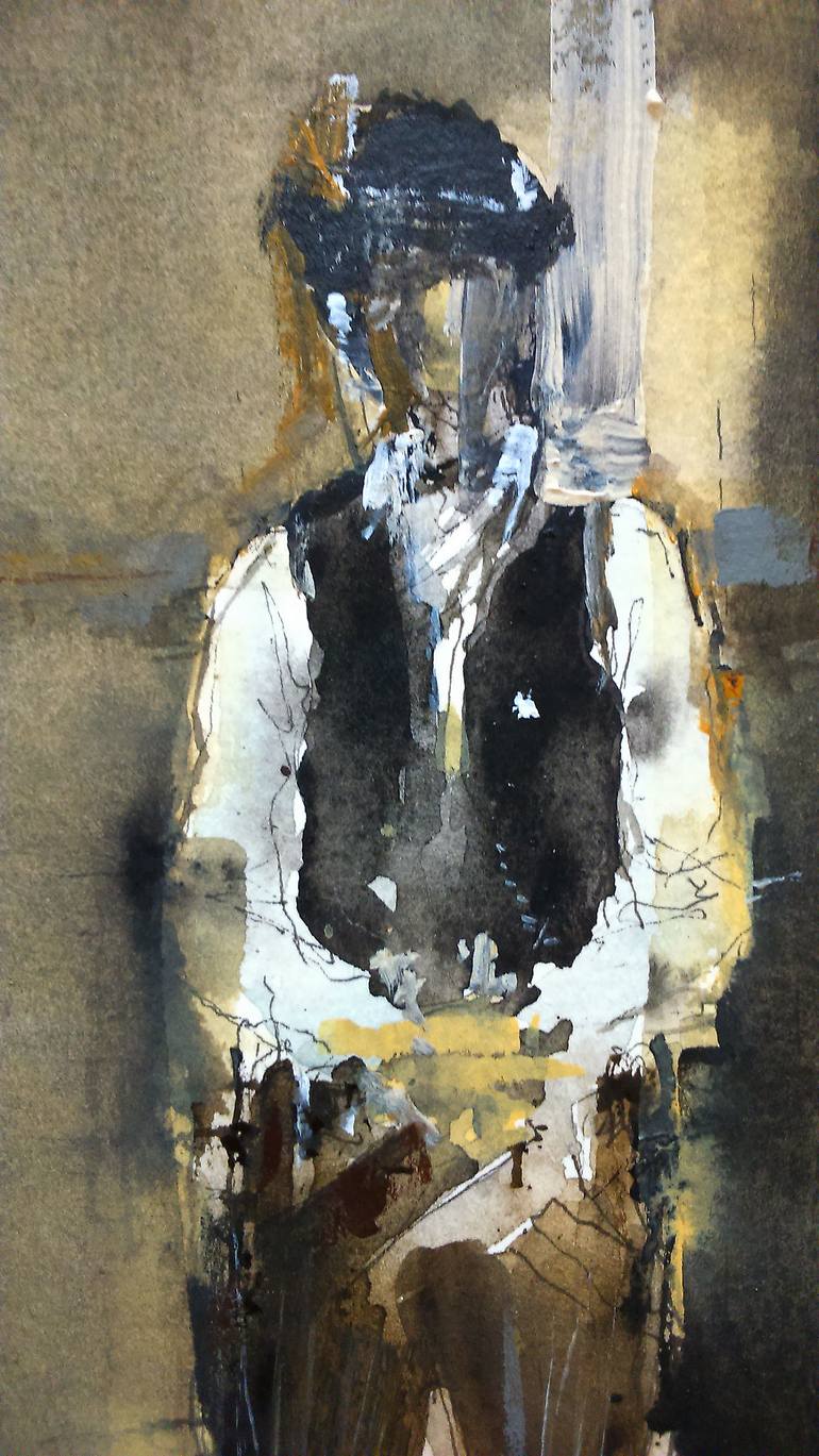 Sheriff Painting by OSCAR ALVAREZ | Saatchi Art