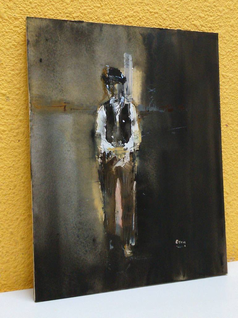 Sheriff Painting by OSCAR ALVAREZ | Saatchi Art