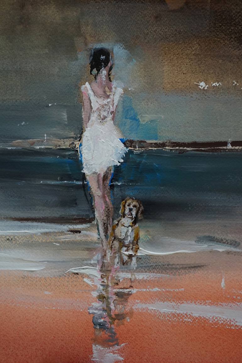 16 - beach Painting by OSCAR ALVAREZ | Saatchi Art