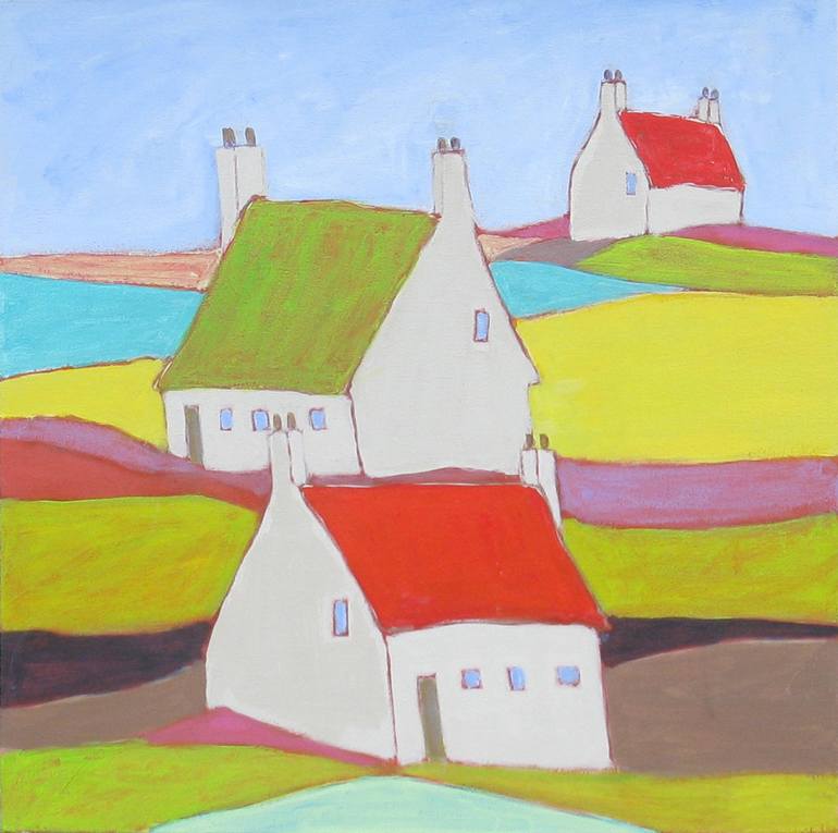 Highland Coast Painting by Robin Grindley | Saatchi Art