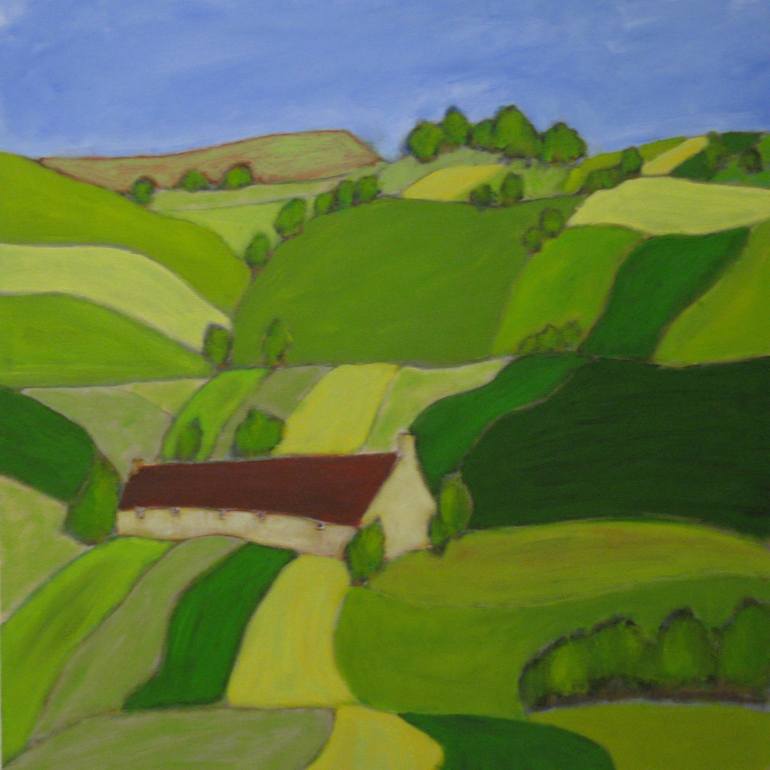 Highland Croft Painting by Robin Grindley | Saatchi Art