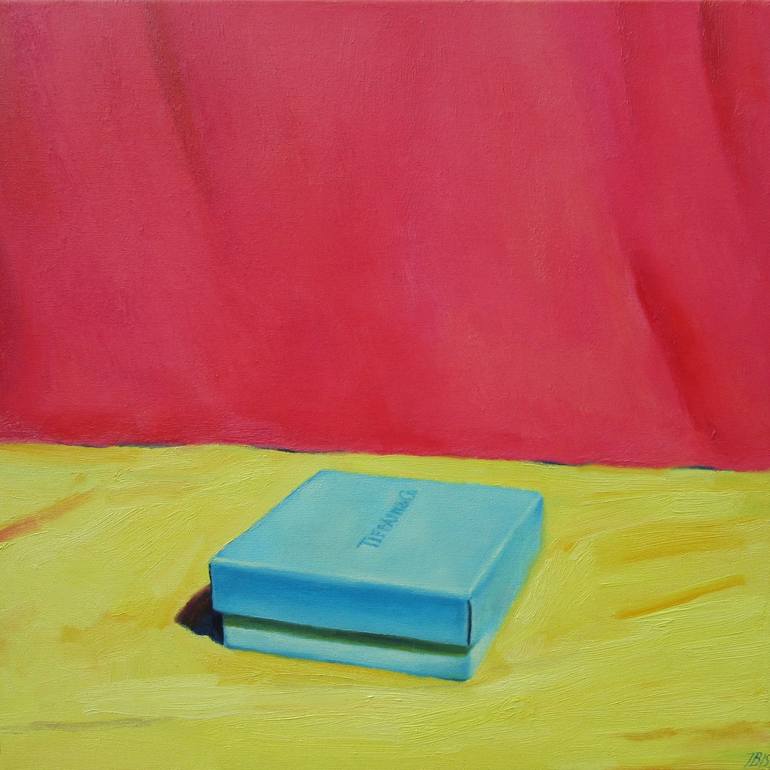 Light blue box Painting by Ieva Baklane | Saatchi Art